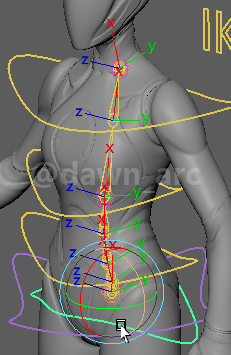 [Maya]Rigging 10 - Spine IK